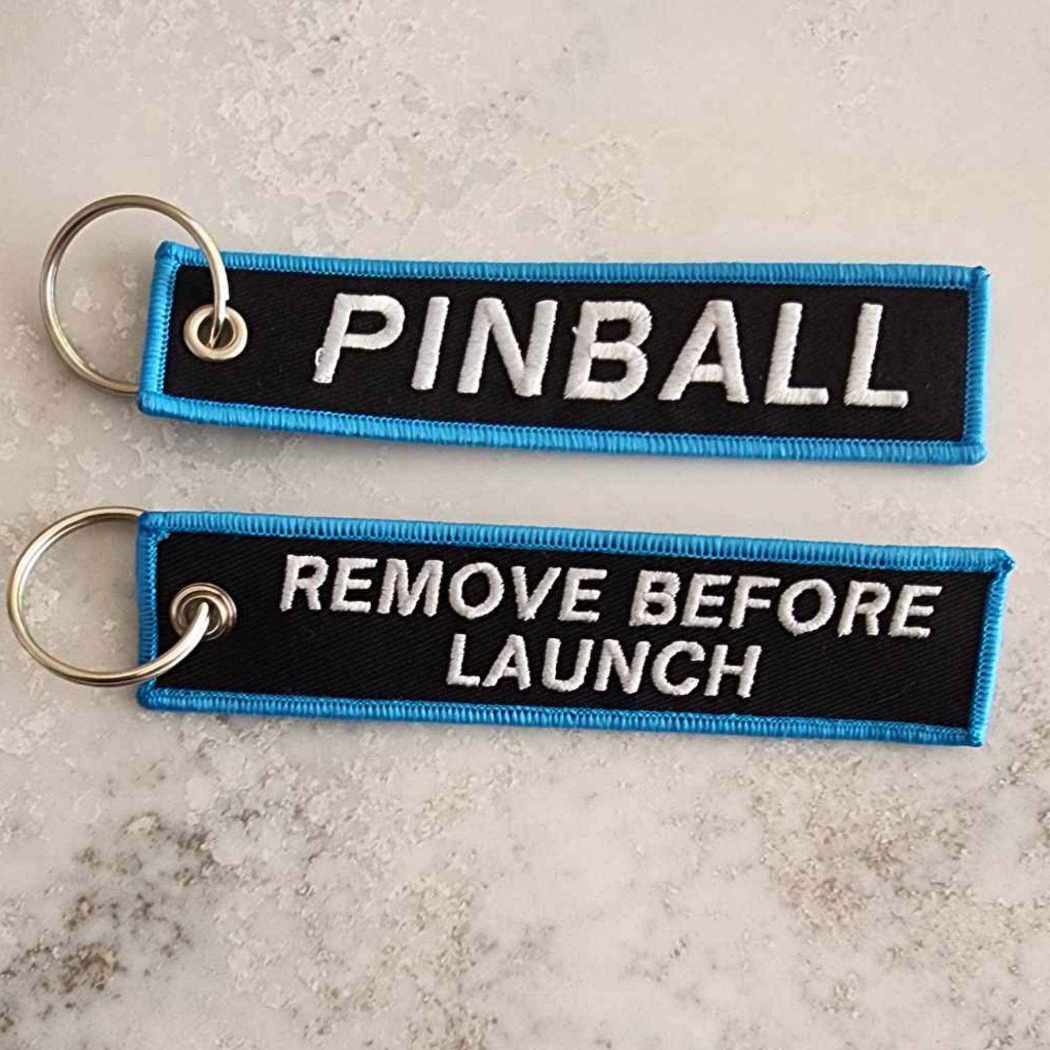 Pinball Key Tag - Black, Blue & White – Wireform Pinball Mods - Avid ...